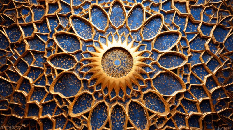 Mosque islamic texture stock illustration. Illustration of symmetry ...