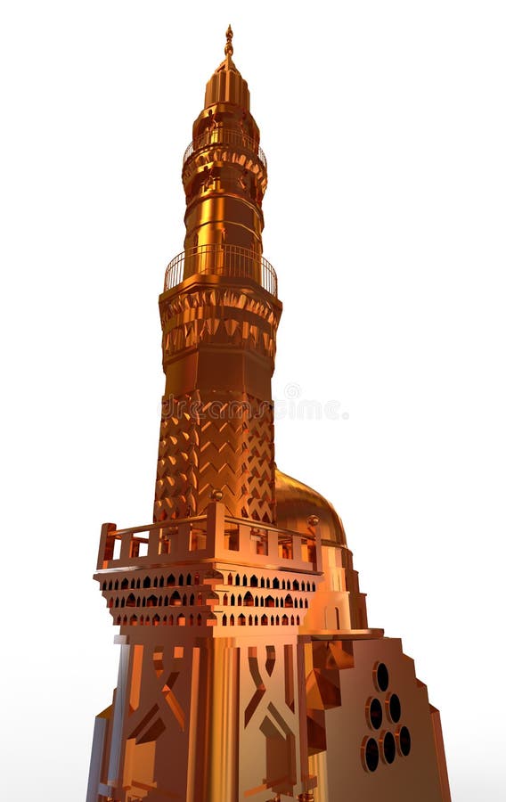 Mosque Isolated from the Background Stock Illustration - Illustration ...