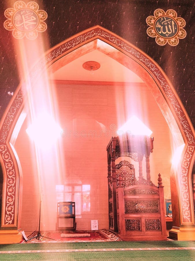 Mosque at Jaktim_moeslem editorial stock image. Image of jaktim - 288197304