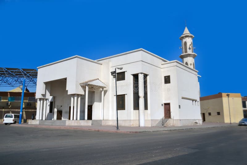 Mosque in Jeddah stock image. Image of place, muslim - 21906667