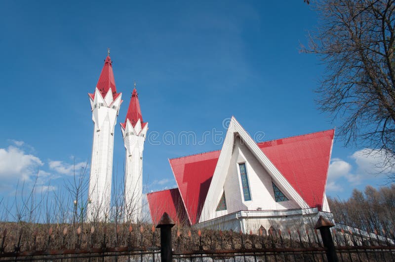 The mosque Lala-Tulpan , stock photo. Image of religion - 91464370