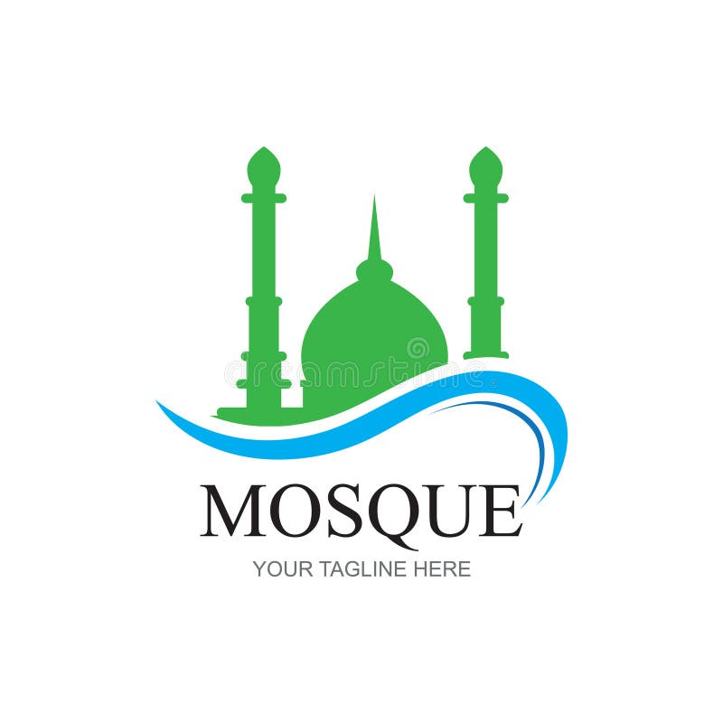 Mosque Logo Design with Islamic Creative Concept Premium Vector Stock ...