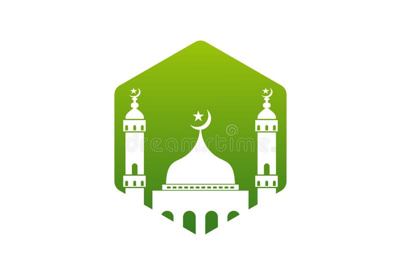 Mosque Logo Design, Vector Design Template Stock Illustration ...