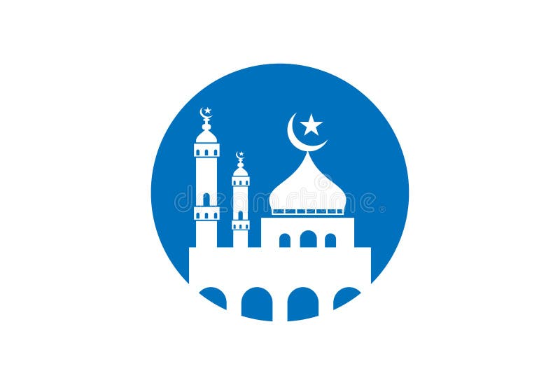 Mosque Logo Design, Vector Design Template Stock Illustration ...