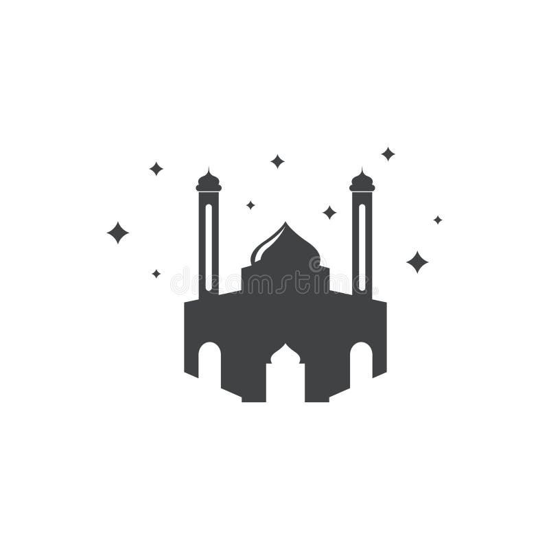 Mosque logo stock vector. Illustration of outline, muslim - 352003981