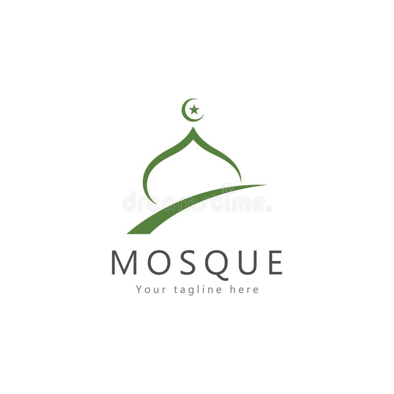 Mosque Logo Template Design Vector Emblem Concept Design Creative ...
