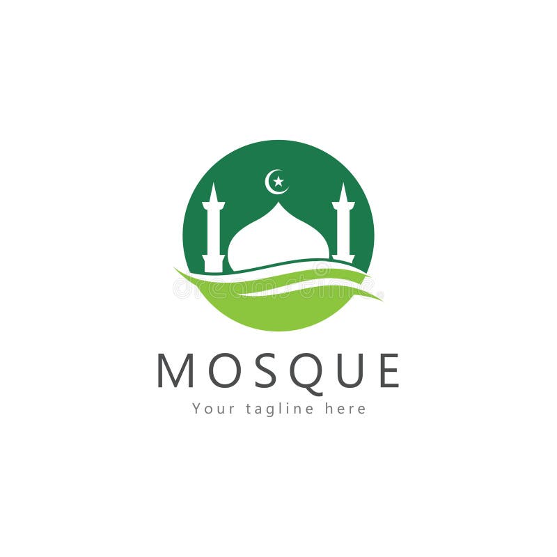 Mosque Logo Template Design Vector Emblem Concept Design Creative ...