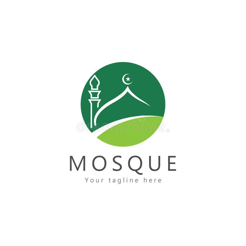 Mosque Logo Template Design Vector Emblem Concept Design Creative ...