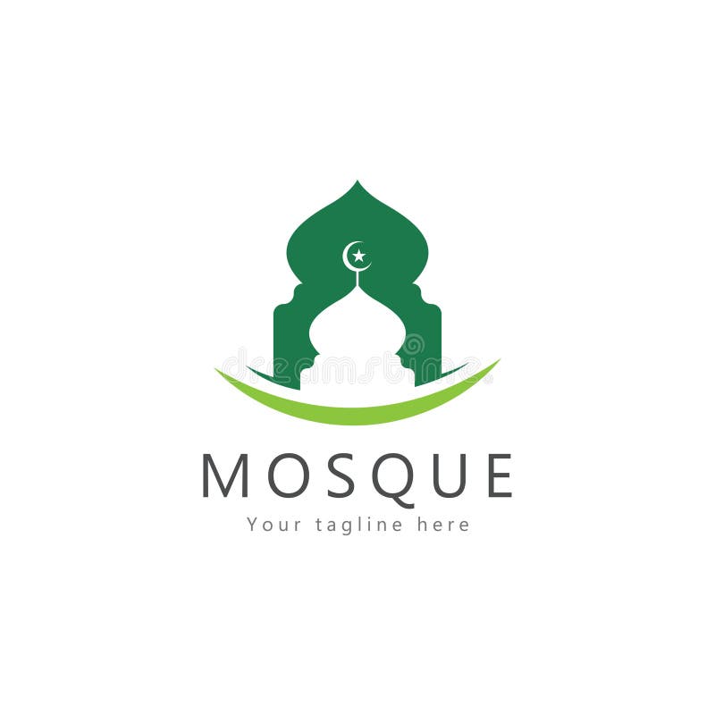 Mosque Logo Template Design Vector Emblem Concept Design Creative ...