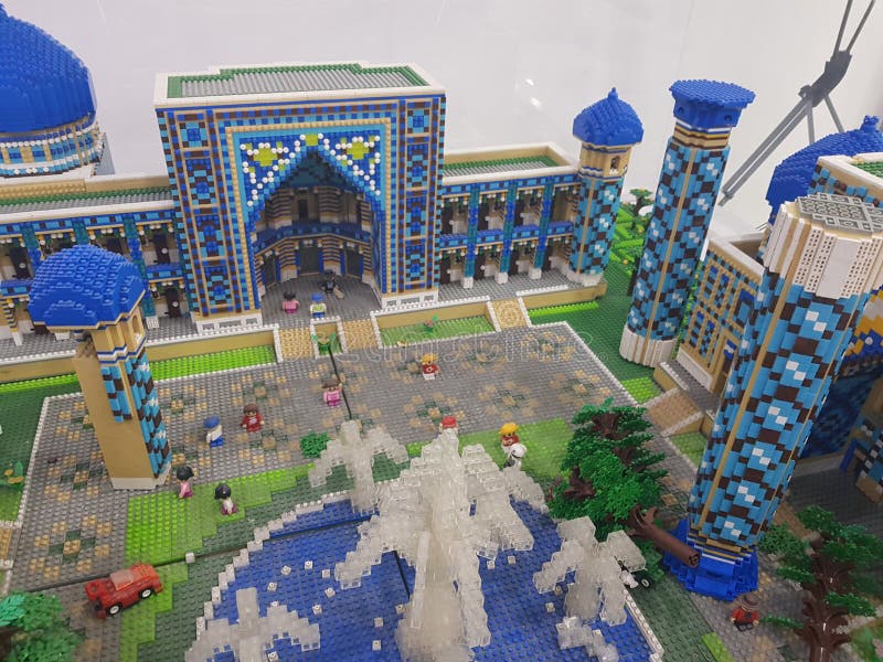 Mosque made of ligo editorial stock image. Image of love - 152949844