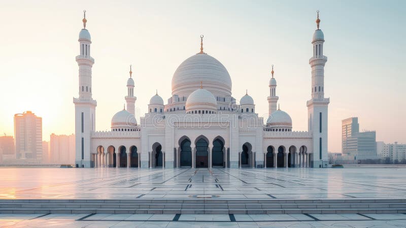 The Mosque is Made in the Traditions of Islamic Architecture. Eastern ...