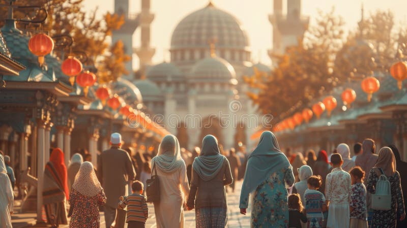 The Mosque is Made in the Traditions of Islamic Architecture. Eastern ...