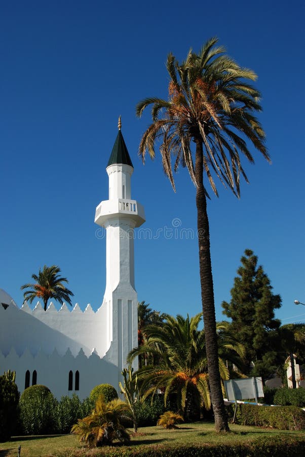 Mosque, Marbella, Spain. stock image. Image of western - 33124939