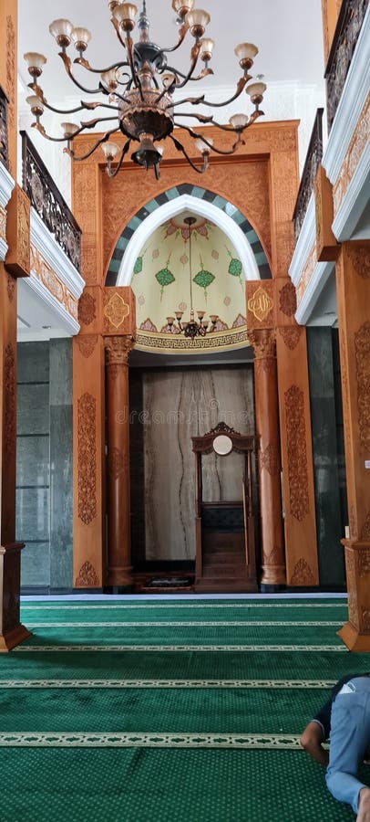 Mosque mimbar mesjid stock image. Image of building - 251191413
