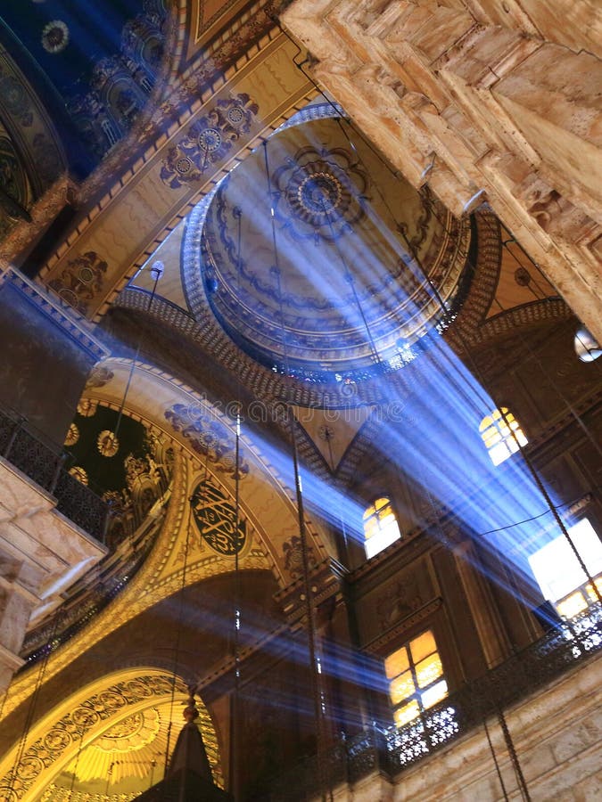 Mosque of Muhammad Ali in Cairo Stock Photo - Image of monument ...