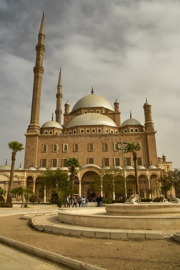Mosque of Muhammad Ali in the Citadel, Cairo Editorial Stock Photo ...