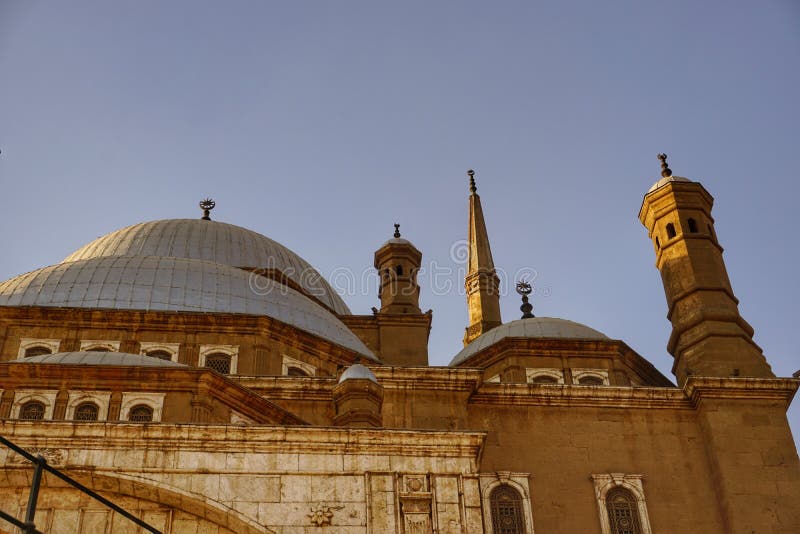 Mosque of Muhammad Ali in Citadel Cairo Egypt Stock Photo - Image of ...