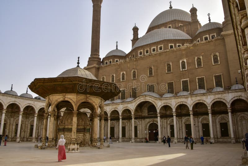 Mosque of Muhammad Ali in the Citadel, Cairo Editorial Stock Photo ...