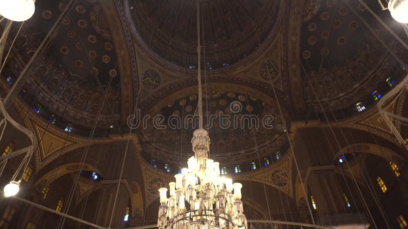 Mosque of Muhammad Ali Dome Interior Isalamic Beautiful Architecture ...