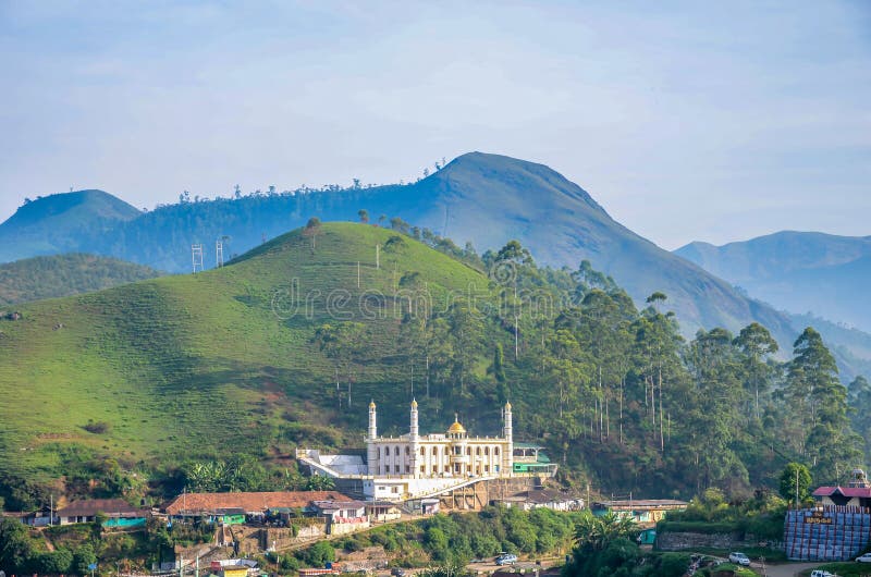 Mosque at Munnar stock photo. Image of hill, mountains - 272165276