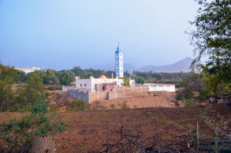 Mosque and nature stock image. Image of olive, religion - 205957521
