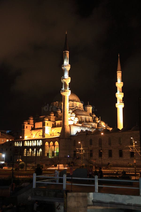 Mosque by night stock photo. Image of architecture, moslim - 26824388