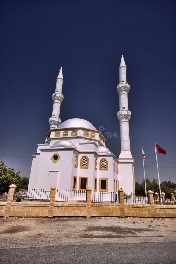Mosque in northern Cyprus stock photo. Image of mediterranean - 112563934