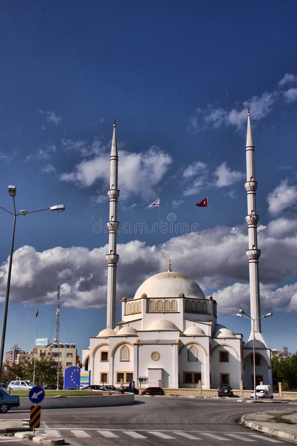 Mosque in northern Cyprus stock photo. Image of europe - 112566788