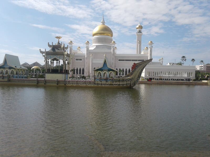 Mosque stock photo. Image of oemar, aliy, brunei, darussalam - 74035182