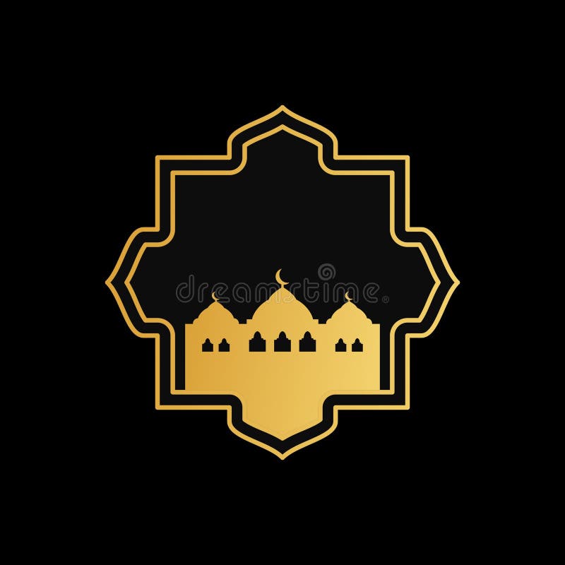 Mosque Ornament Illustration Stock Vector - Illustration of muslim ...