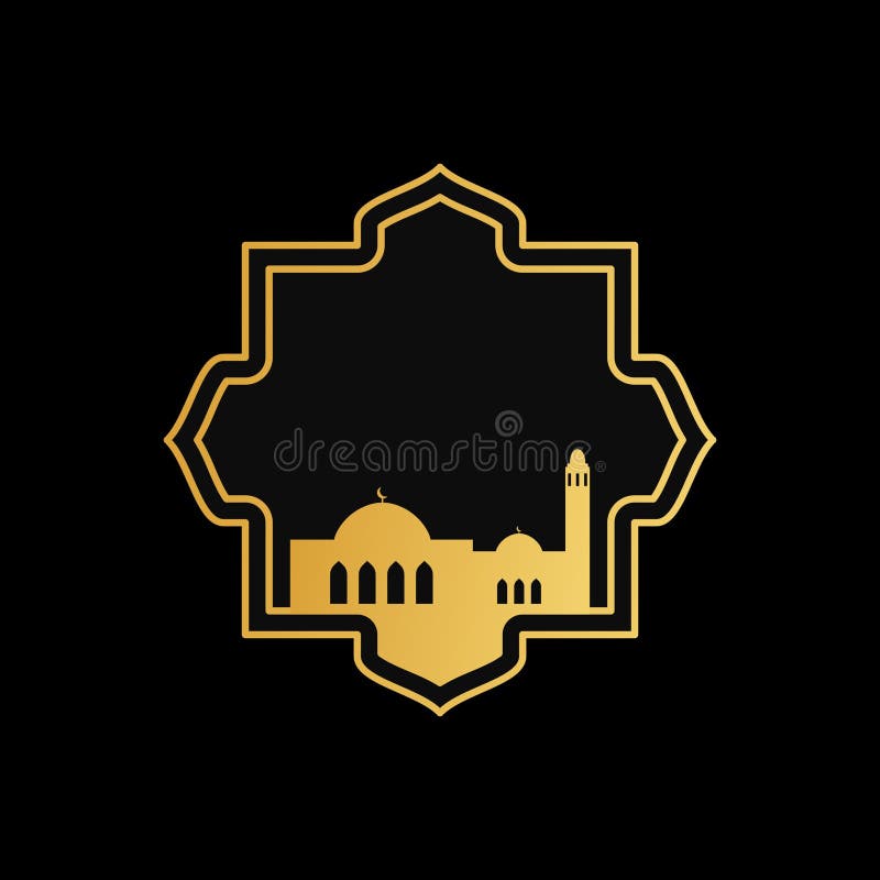 Mosque Ornament Illustration Stock Vector - Illustration of text ...