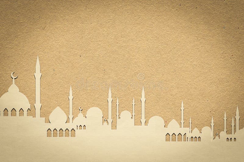 Mosque Paper , Paper Design for Web ,Stickers, Tags Stock Illustration ...