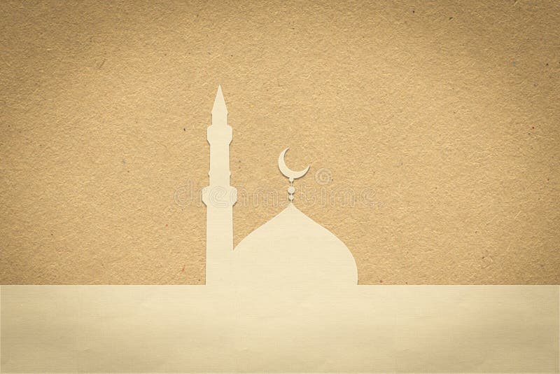 Mosque Paper , Paper Design for Web ,Stickers, Tags Stock Illustration ...