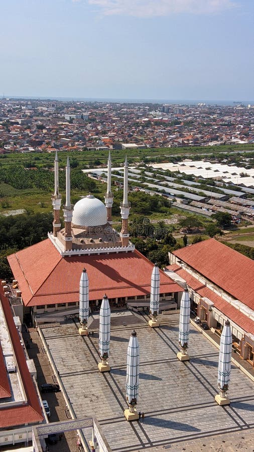 Mosque Building Central Java Stock Image - Image of village, semarang ...