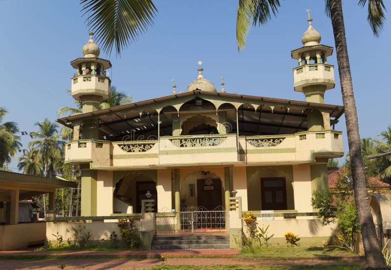 Mosque at Ponda, Goa, India. Stock Photo - Image of palace, town: 56661970