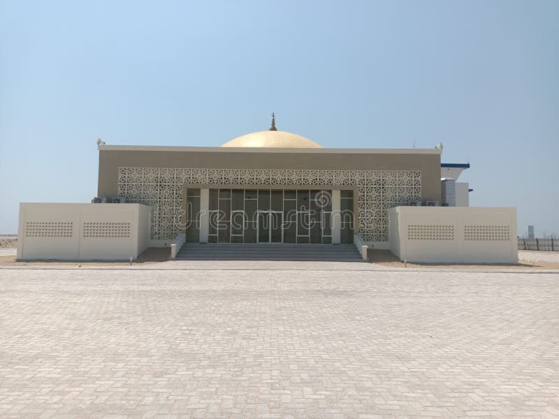Mosque at the port stock image. Image of bright, building - 309924463