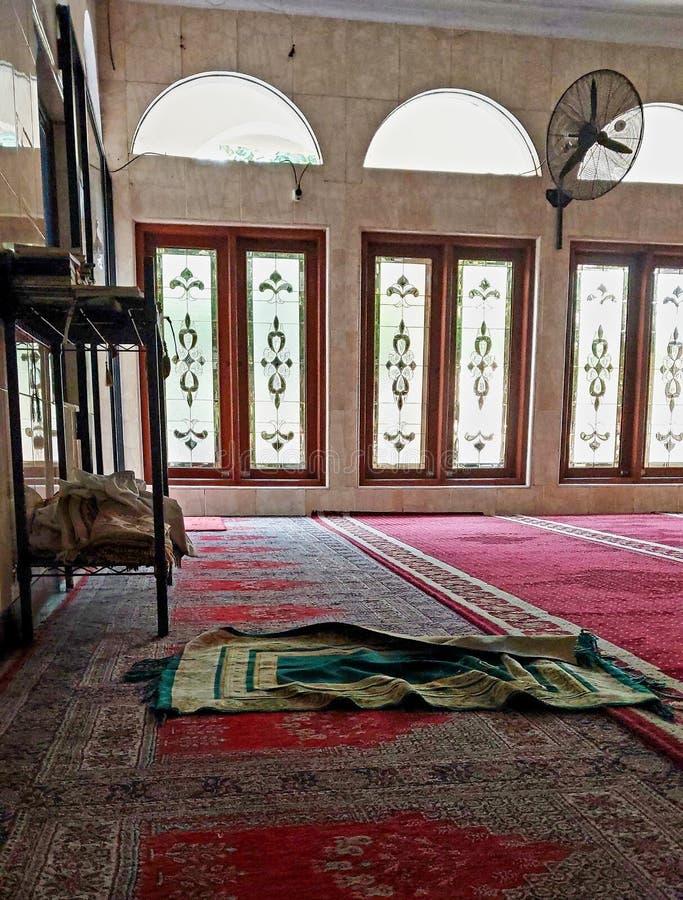 Mosque, Prayer Mat, Prostration and Worship Stock Photo - Image of ...