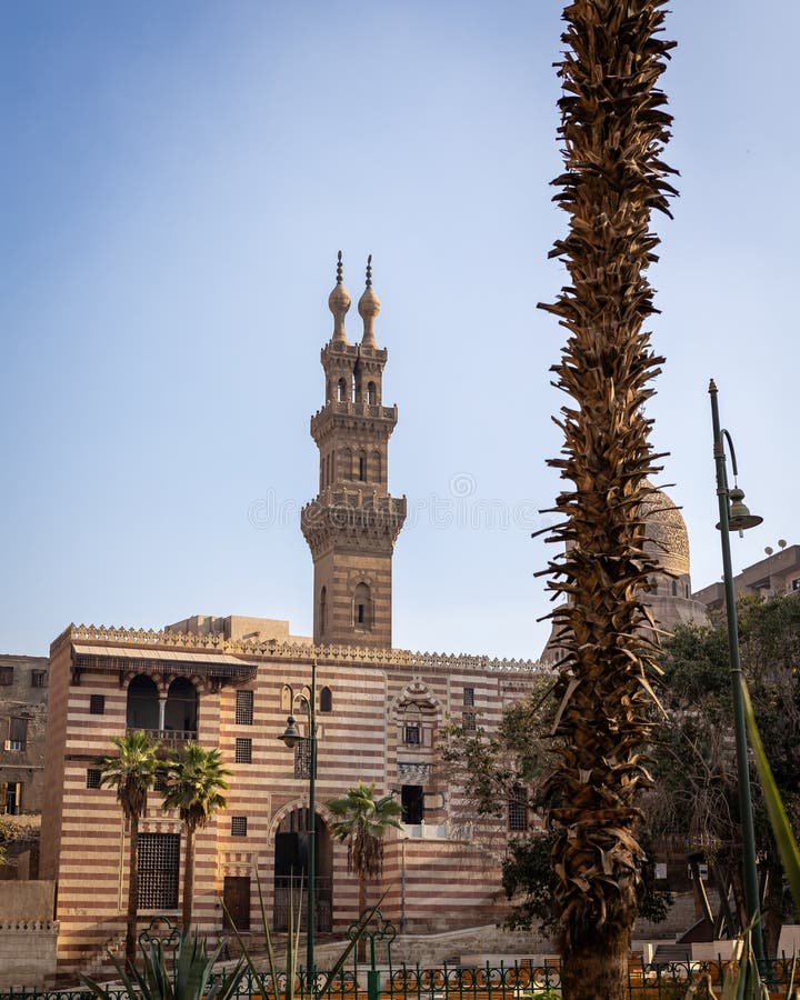 Mosque of Qani-Bay in Cairo, Egypt Stock Photo - Image of middle ...