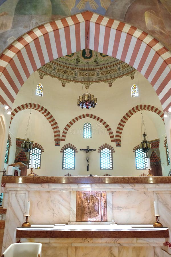 Mosque Qazim and Catholic Church in Pecs Hungary Editorial Stock Photo ...