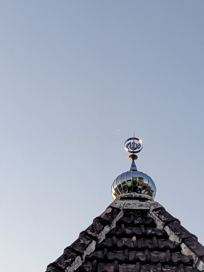 Mosque roof stock image. Image of lighting, tower, background - 264577745
