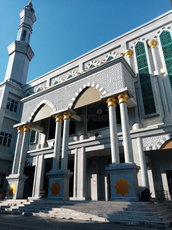 Mosque samarinda stock image. Image of architecture - 221869023
