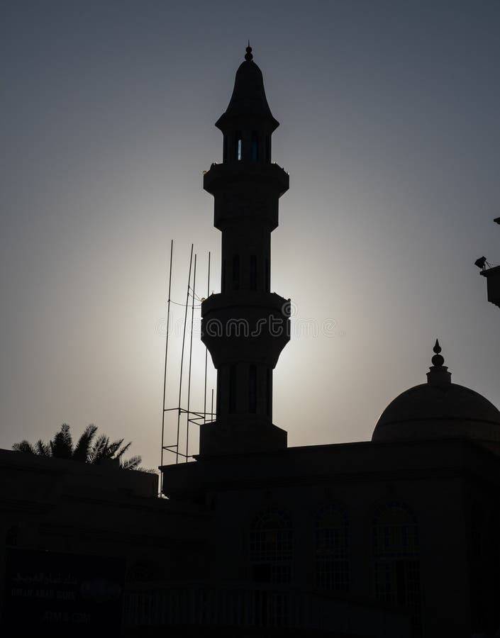 Mosque of Seeb, Near Muscat, Oman Stock Photo - Image of muscat ...