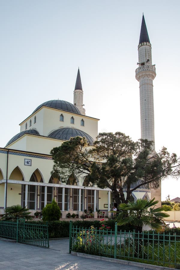 Mosque in Shkoder, Albania stock image. Image of ancient - 91095559