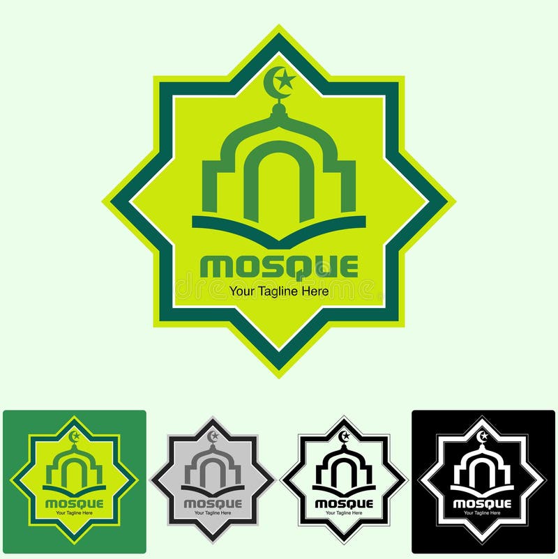 Mosque sign and symbol stock vector. Illustration of care - 340938160