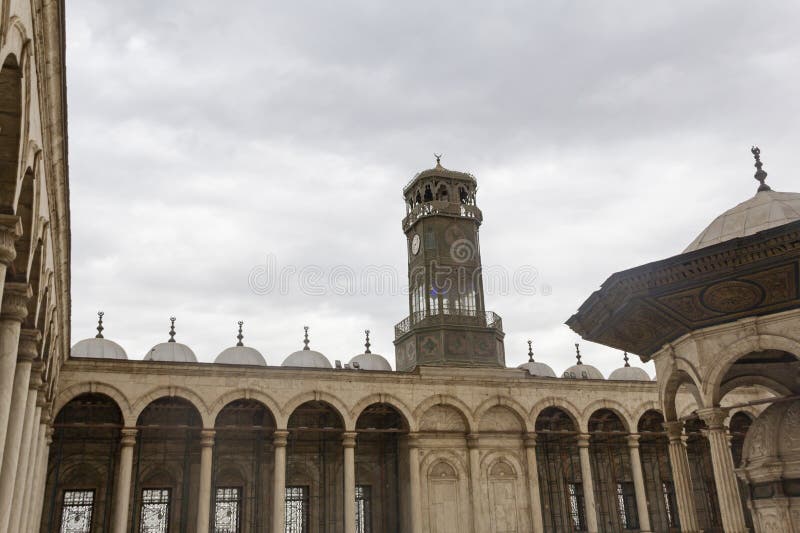 The Muhammad Ali Mosque or Alabaster Mosque Stock Photo - Image of ...
