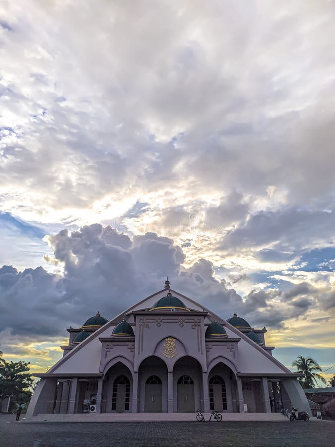 Mosque Sky Religion Afternoon Stock Image - Image of architecture ...