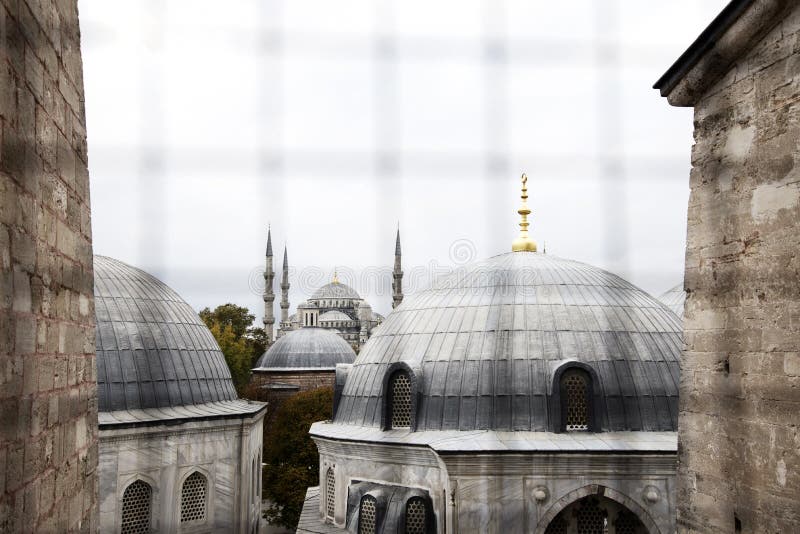Mosque Skyline (window View) Stock Photo - Image of turkish, ramadan ...