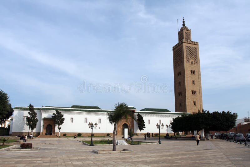 Mosque Square in Capital of Mo Stock Photo - Image of muslim, building ...