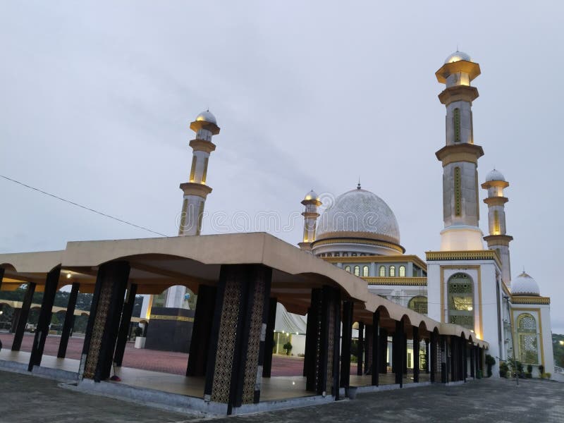 Mosque Sumut Kisaran Indonesia Sumbar Stock Photo - Image of sumut ...