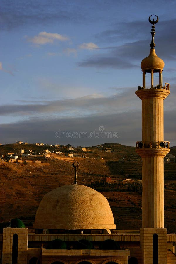 Mosque at sunset stock photo. Image of arabic, east, culture - 19052286